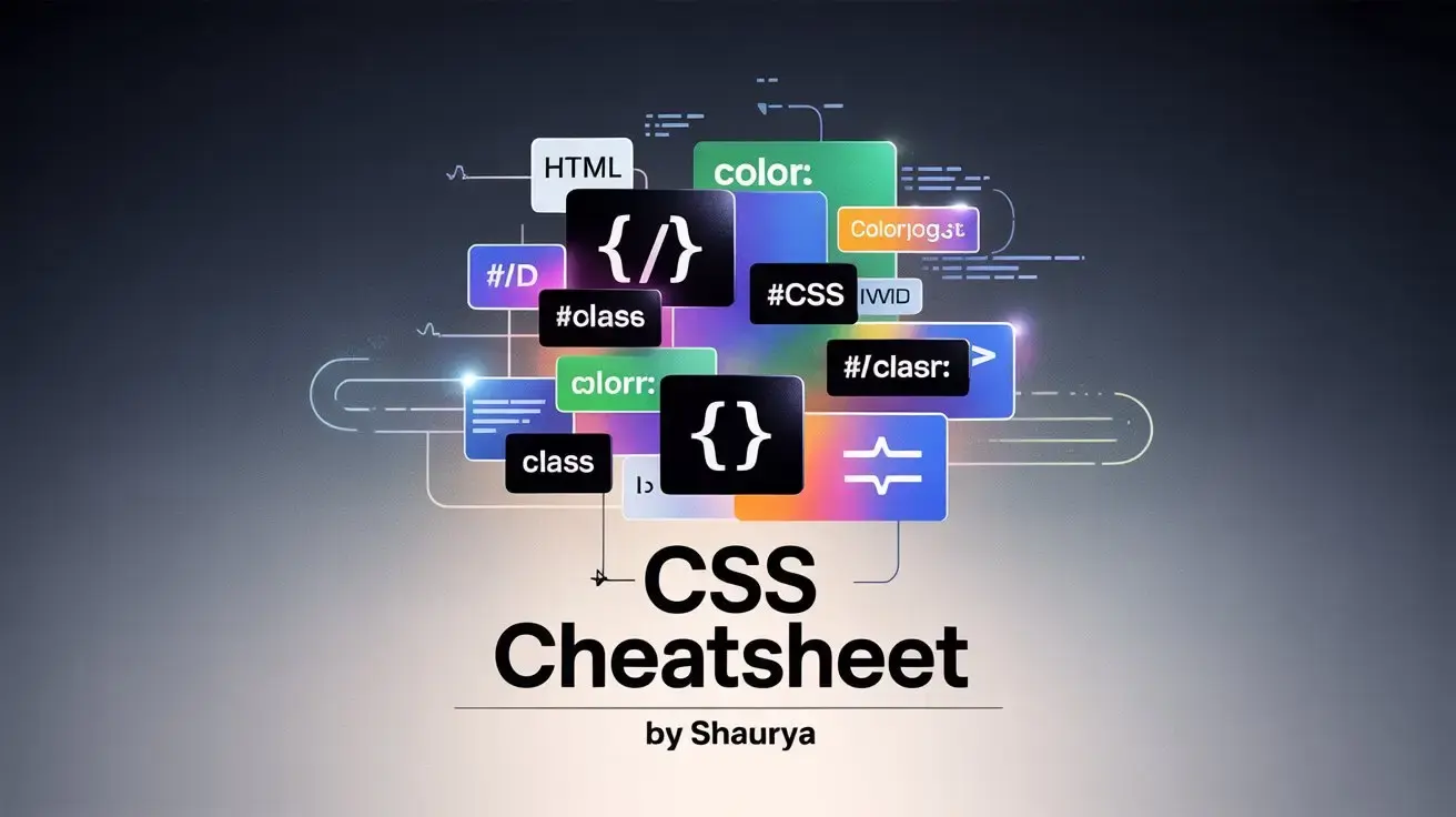CSS CheatSheet – A Quick Guide for Beginners & Developers - Developer Shaurya